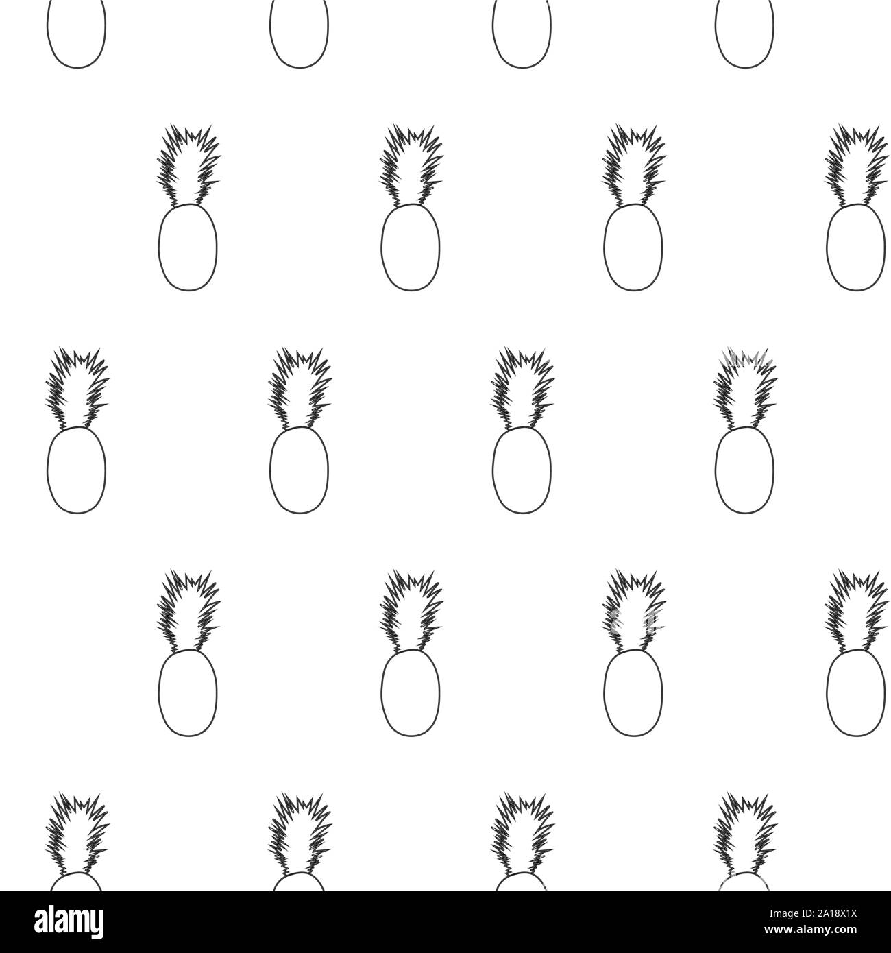 White Pineapple Banner