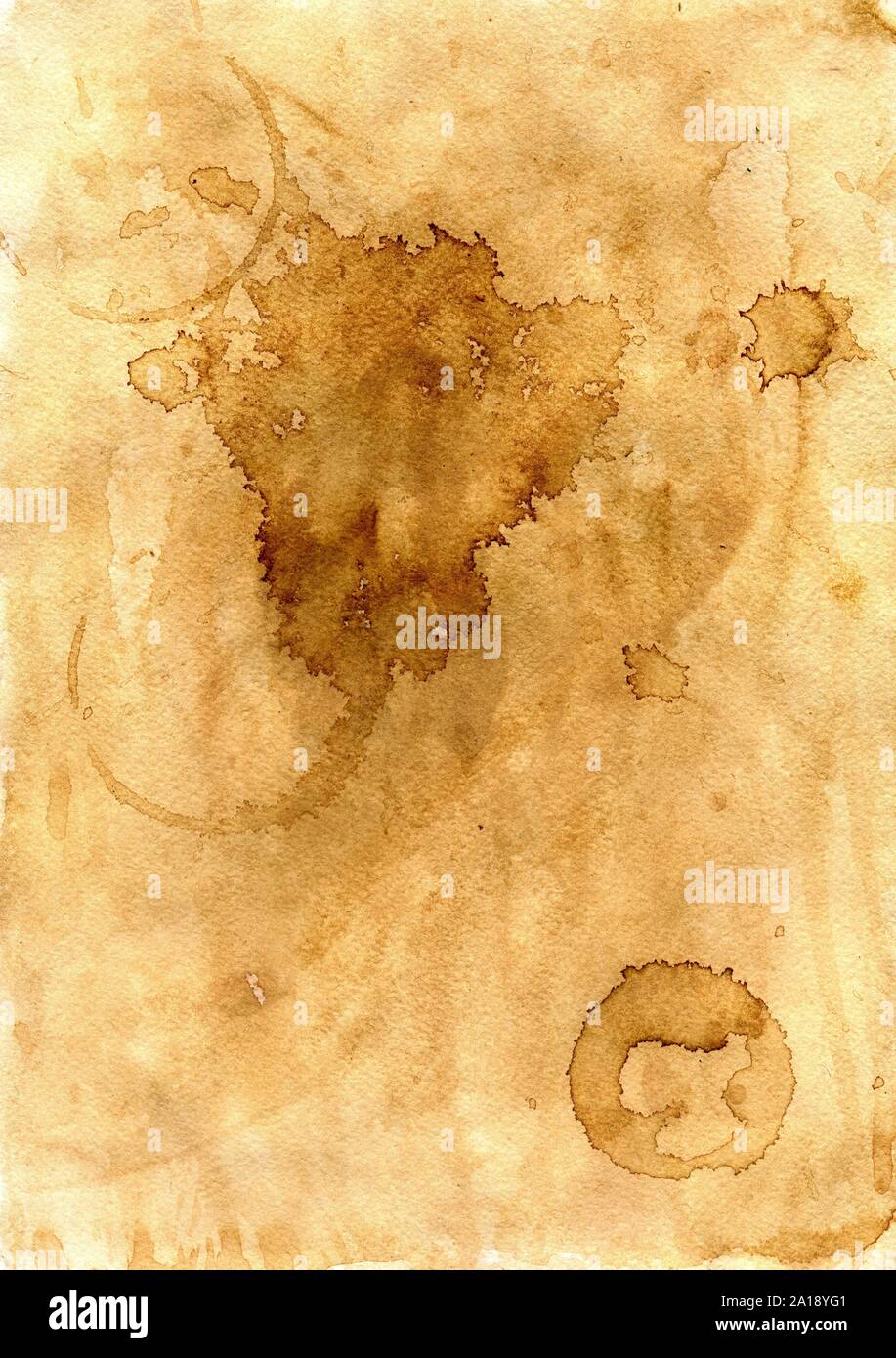 Coffee Spill Texture