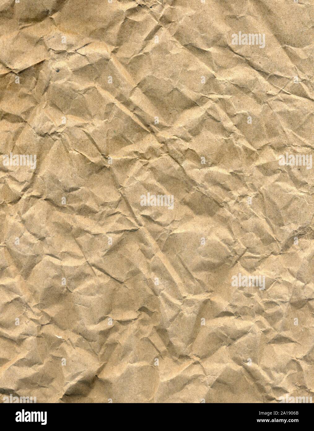 Detailed old brown crumpled paper texture as background Stock Photo - Alamy