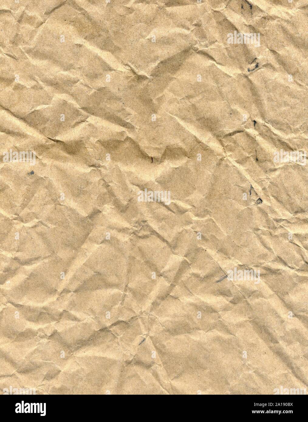 Detailed old brown crumpled paper texture as background Stock Photo - Alamy
