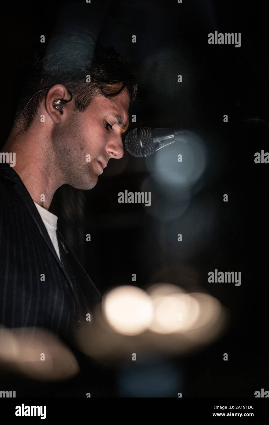 Copenhagen, Denmark. 23rd, September 2019. The British band Low Island ...
