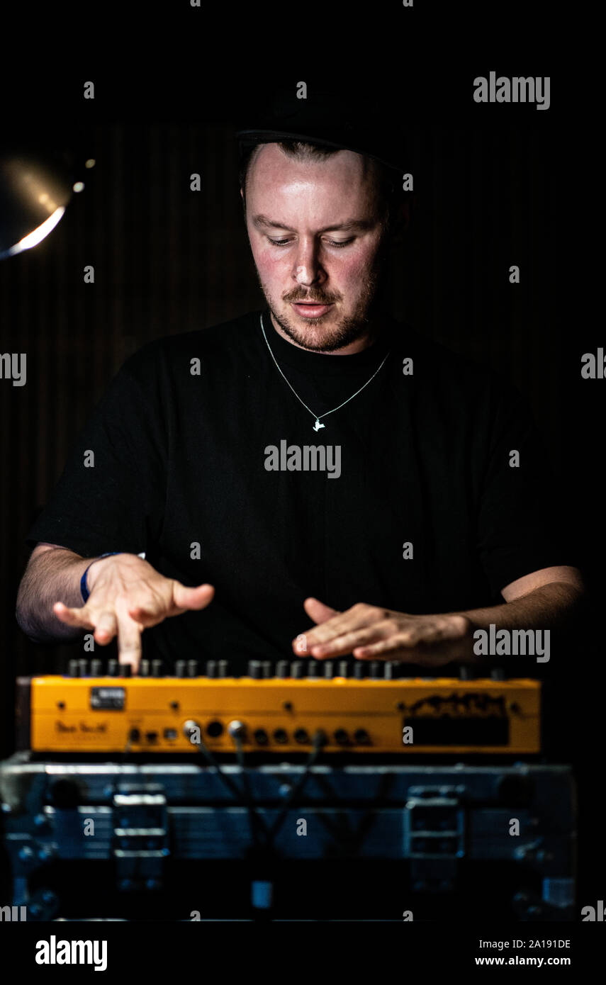 Copenhagen, Denmark. 23rd, September 2019. The British band Low Island ...