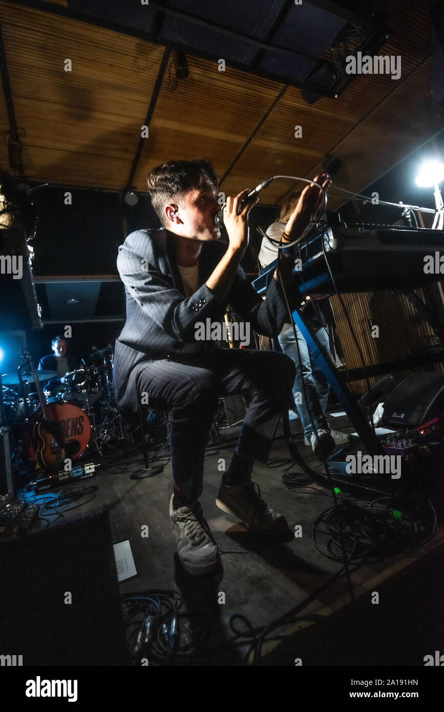 Copenhagen, Denmark. 23rd, September 2019. The British band Low Island ...