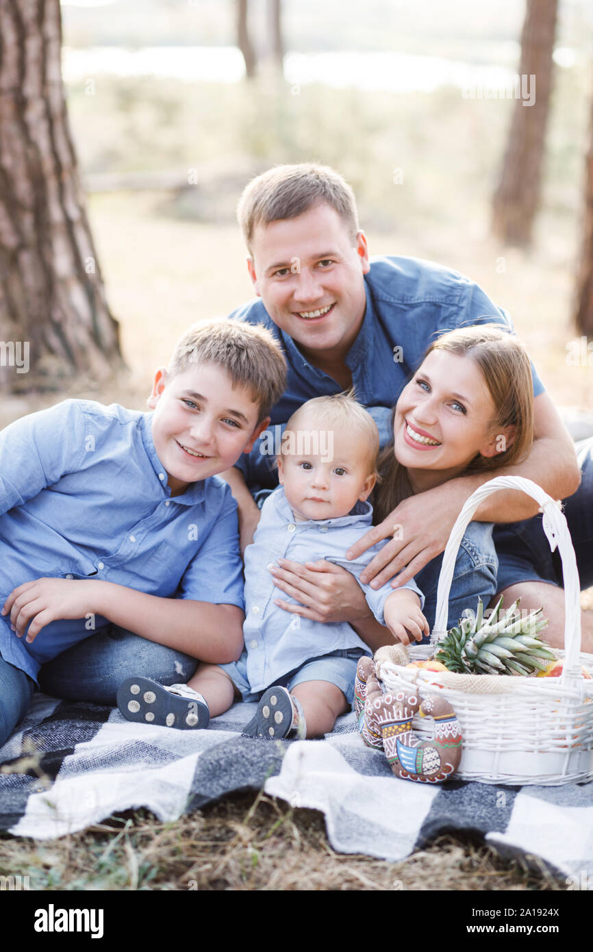 Family spend time happiness holiday hi-res stock photography and images ...