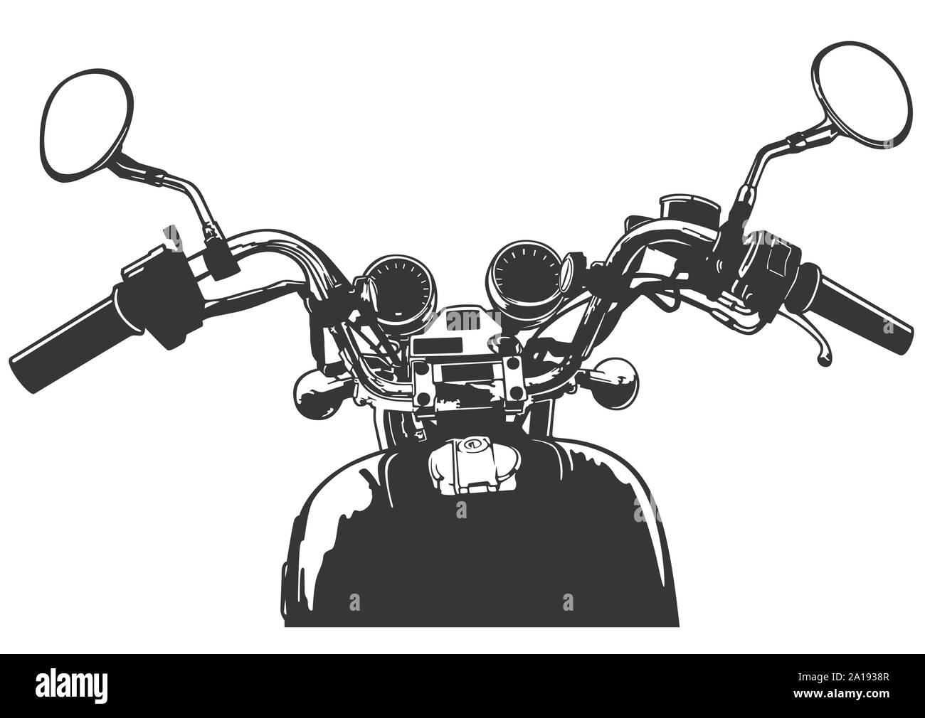 Harley street black white Stock Vector Images - Alamy