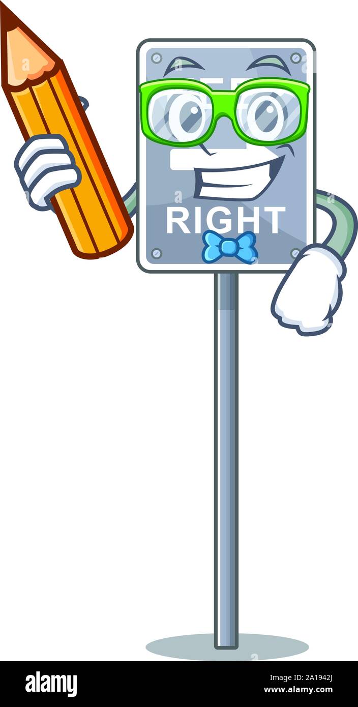 Student keep right isolated in the cartoon Stock Vector Image & Art - Alamy