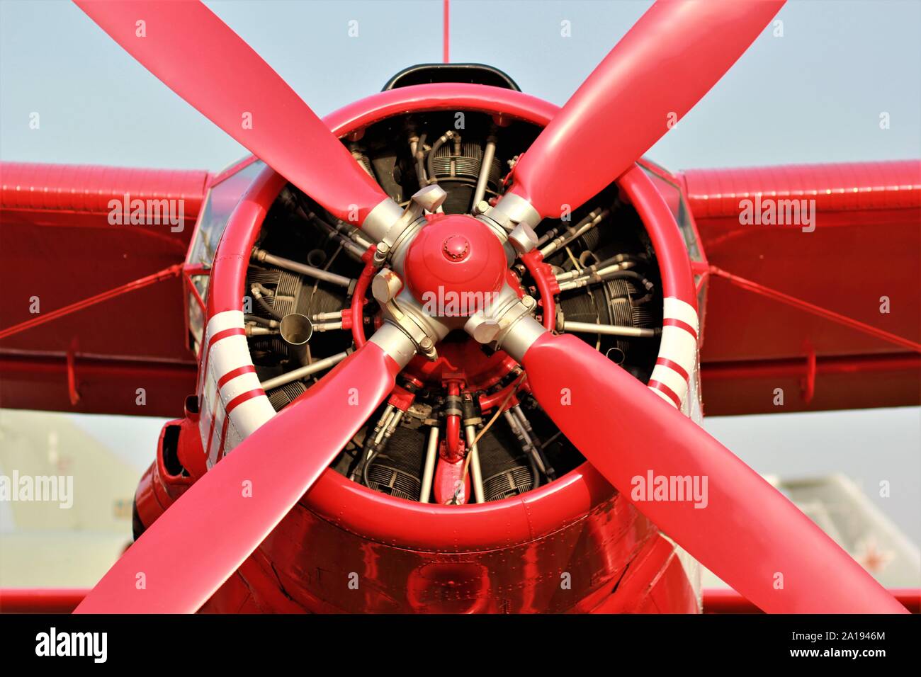 Biplane propeller hi-res stock photography and images - Alamy