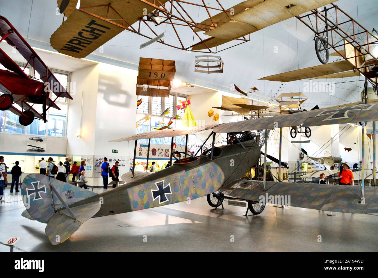 Munich / Germany - June 19, 2011: field of historic aviation in the ...