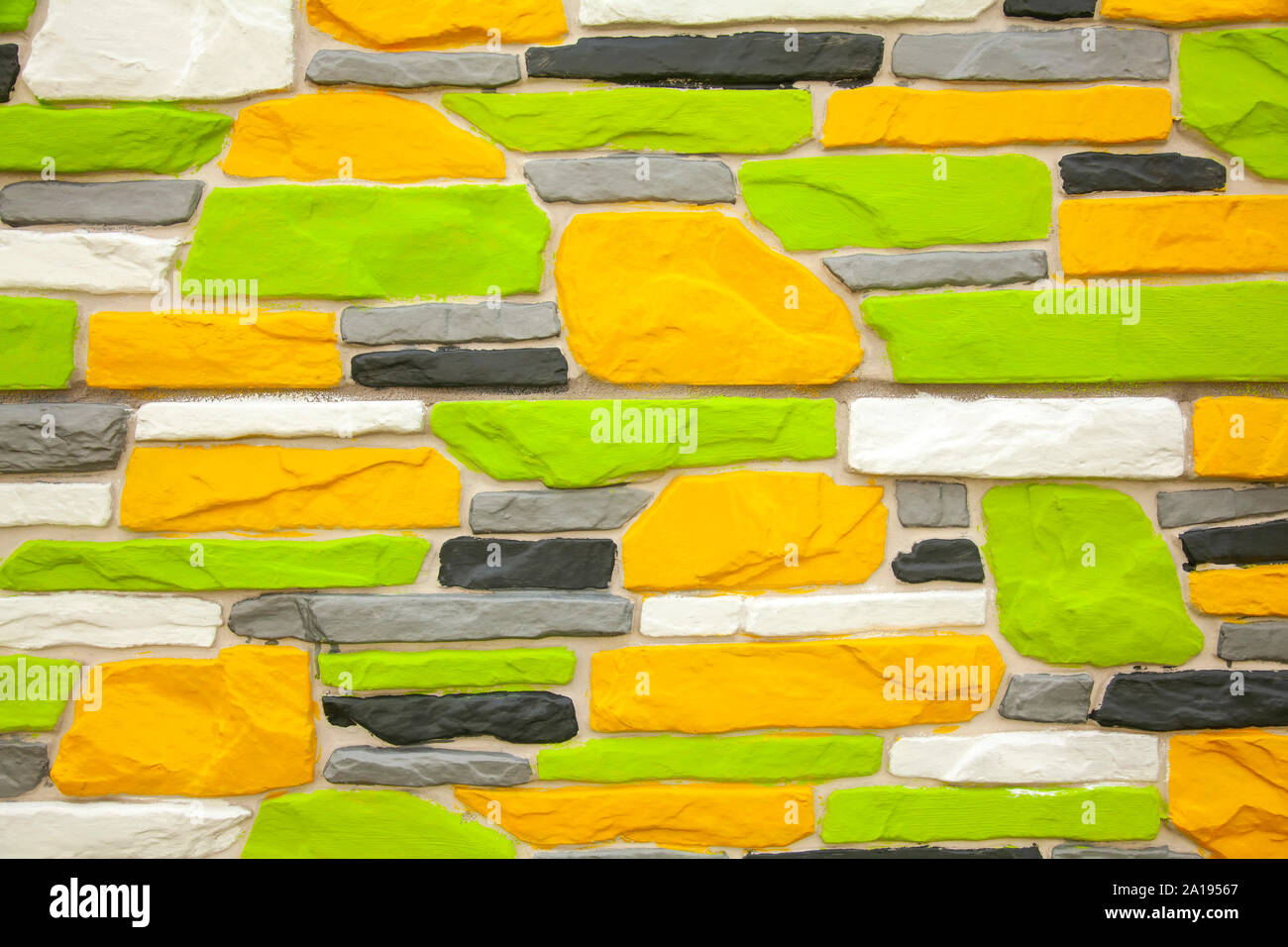 Multicolor brickwork hi-res stock photography and images - Alamy