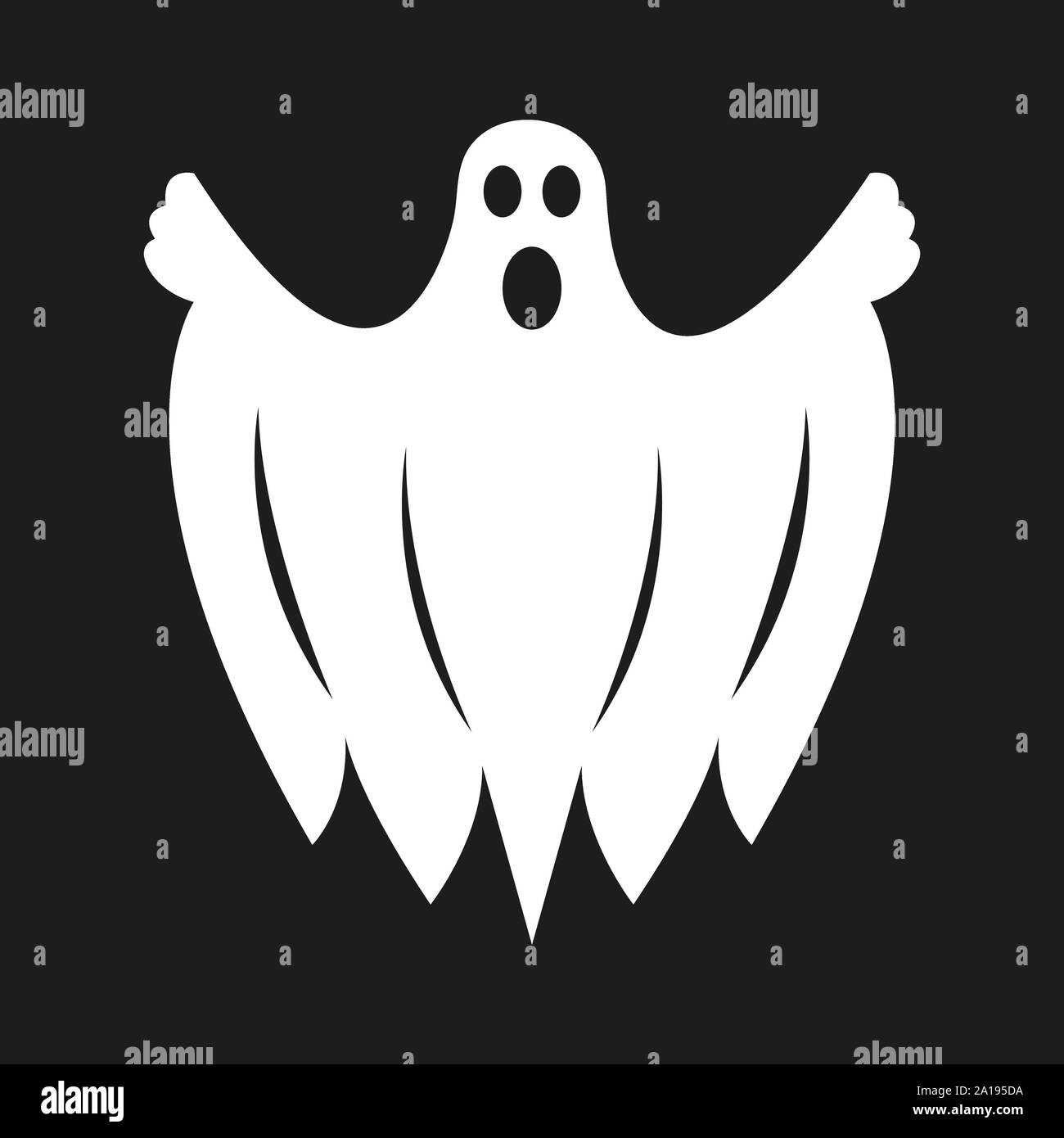 Black shadow ghost Stock Vector Images - Alamy