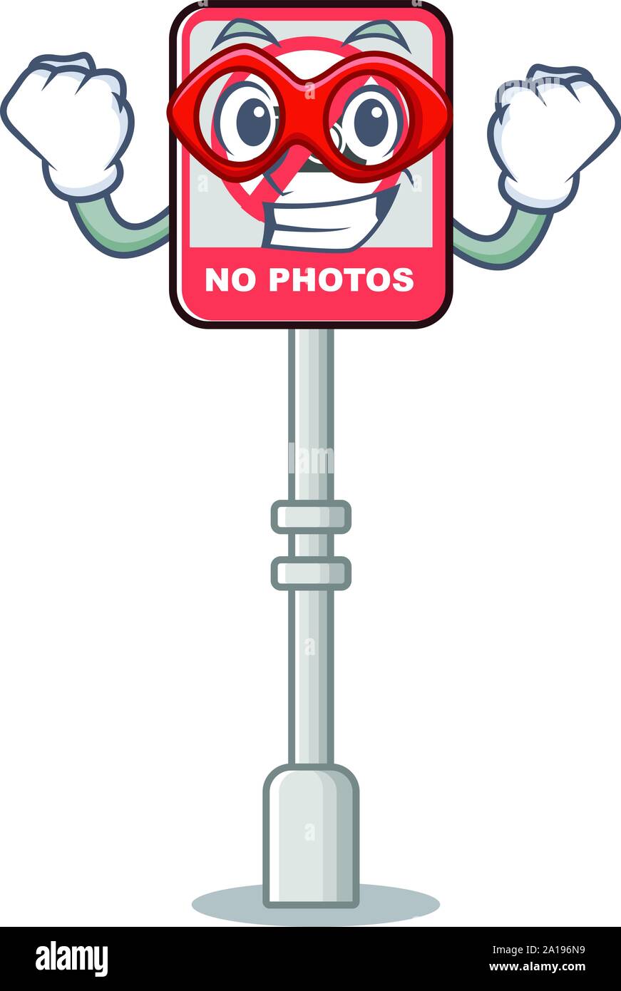 Super hero no camera with the character shape Stock Vector Image & Art ...