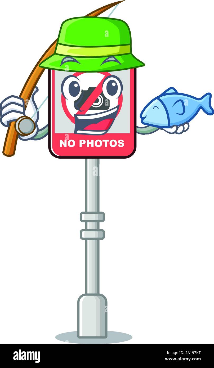 Fishing no camera isolated with the cartoon Stock Vector Image & Art ...