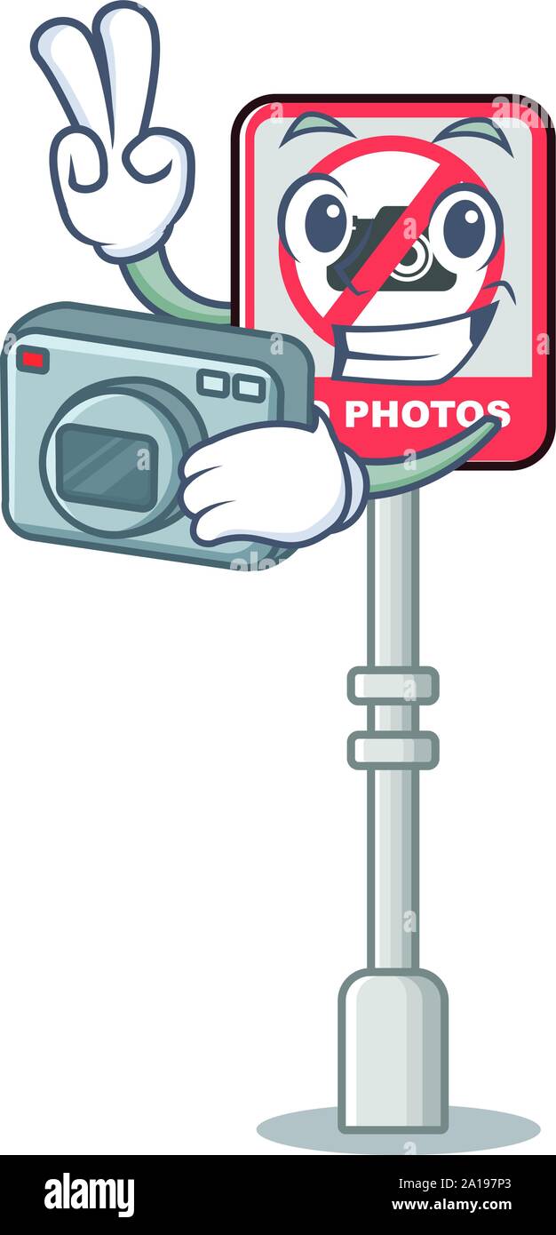 Photographer no camera isolated with the cartoon Stock Vector Image ...