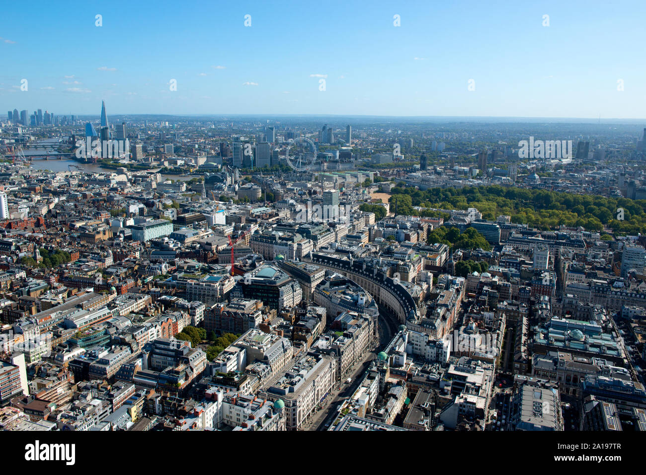 Soho london aerial hi-res stock photography and images - Alamy