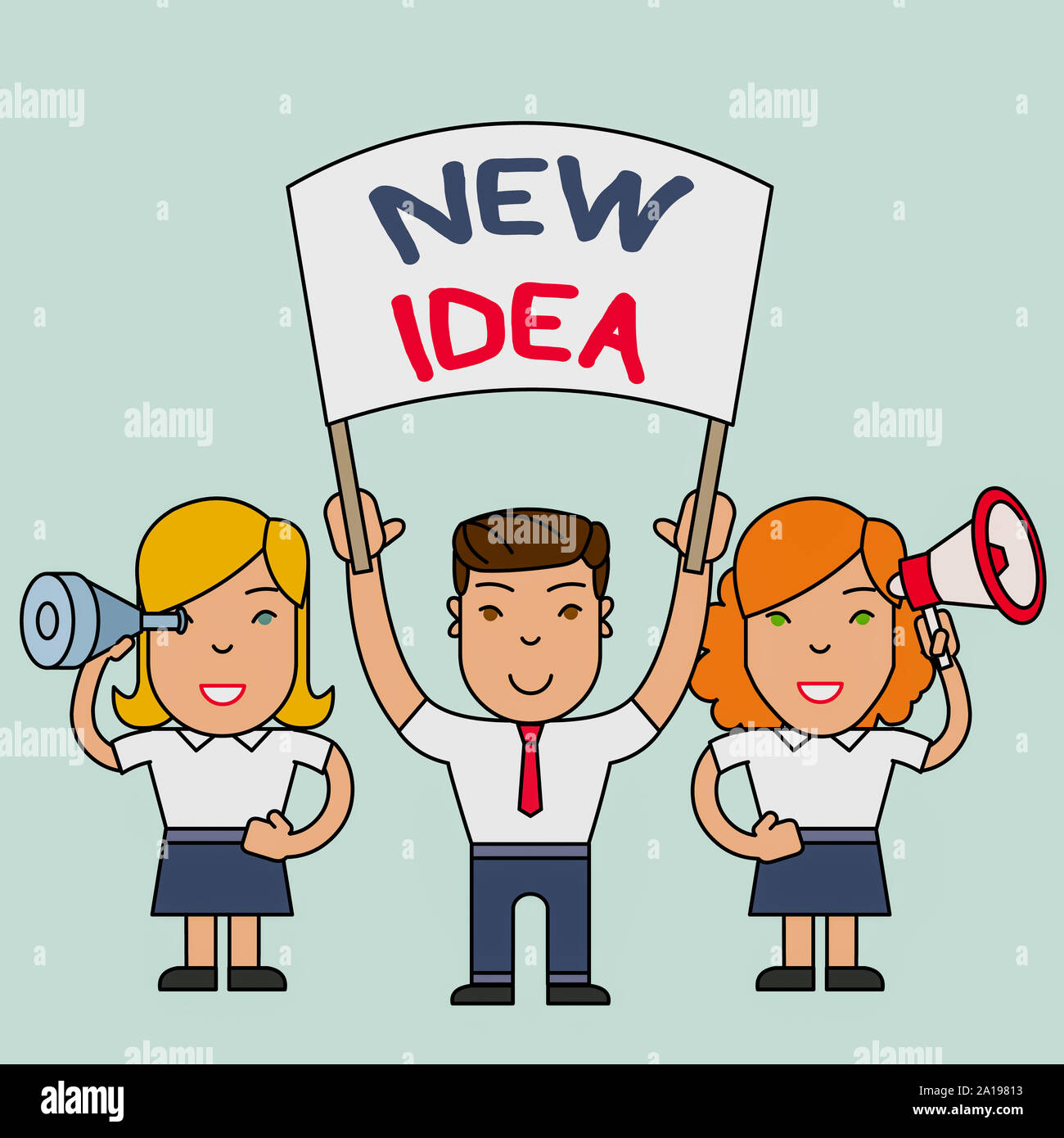 Conceptual hand writing showing New Idea. Concept meaning A thought or ...