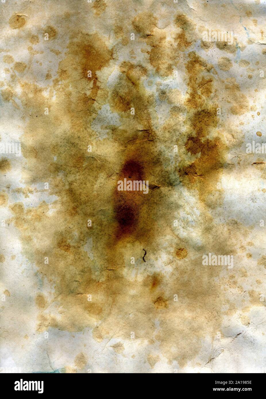 Grunge texture of dirty paper with tea stains, highly detailed ...