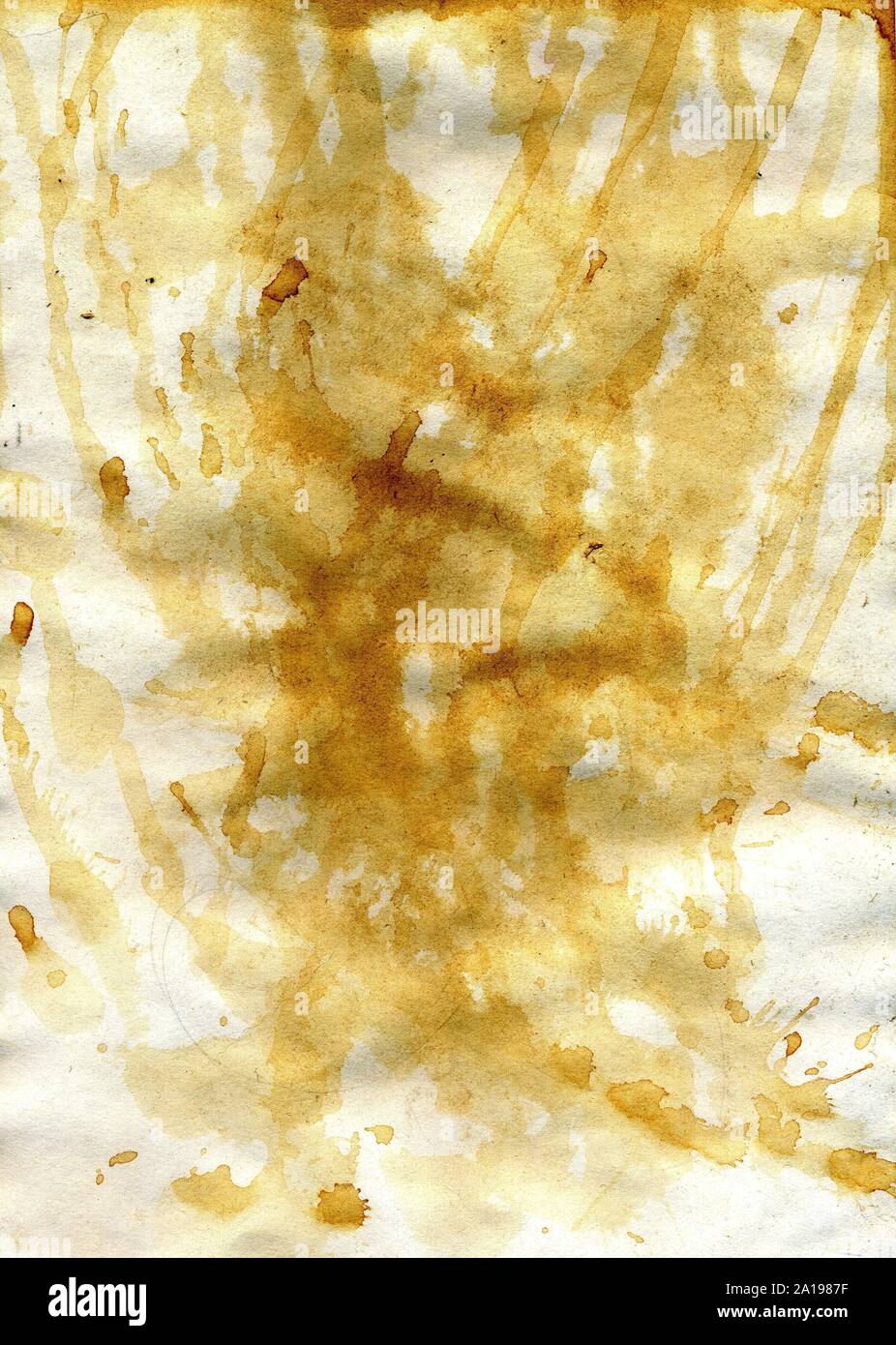 Grunge texture of dirty paper with tea stains, highly detailed ...