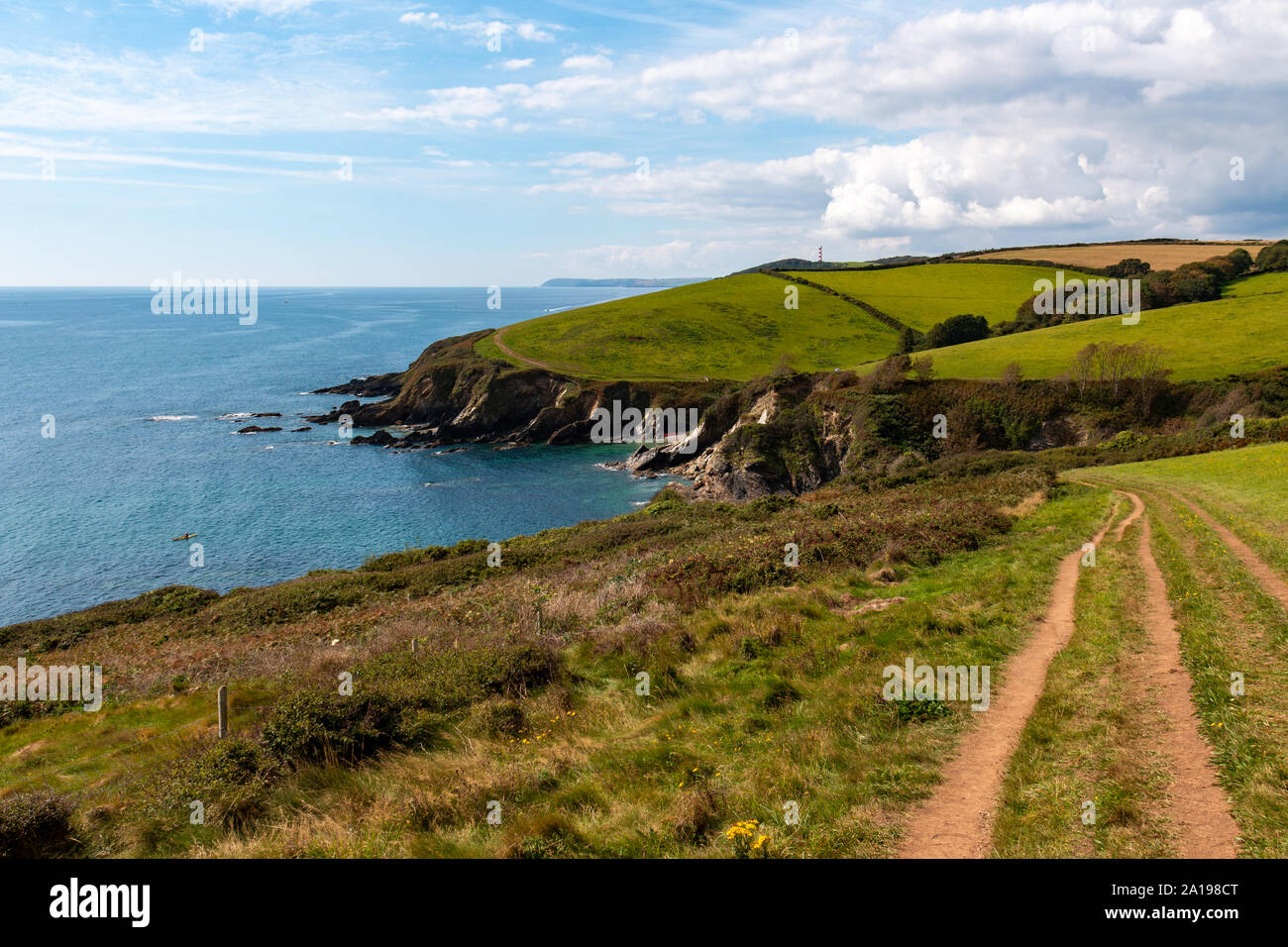 Cornwall Coastal Path Stock Photo - Alamy