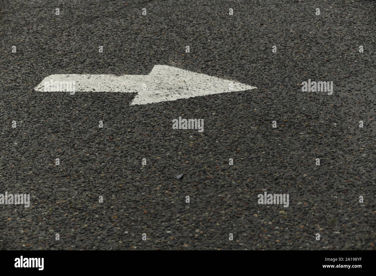 white painted traffic sign on the asphalt in Austria Stock Photo - Alamy