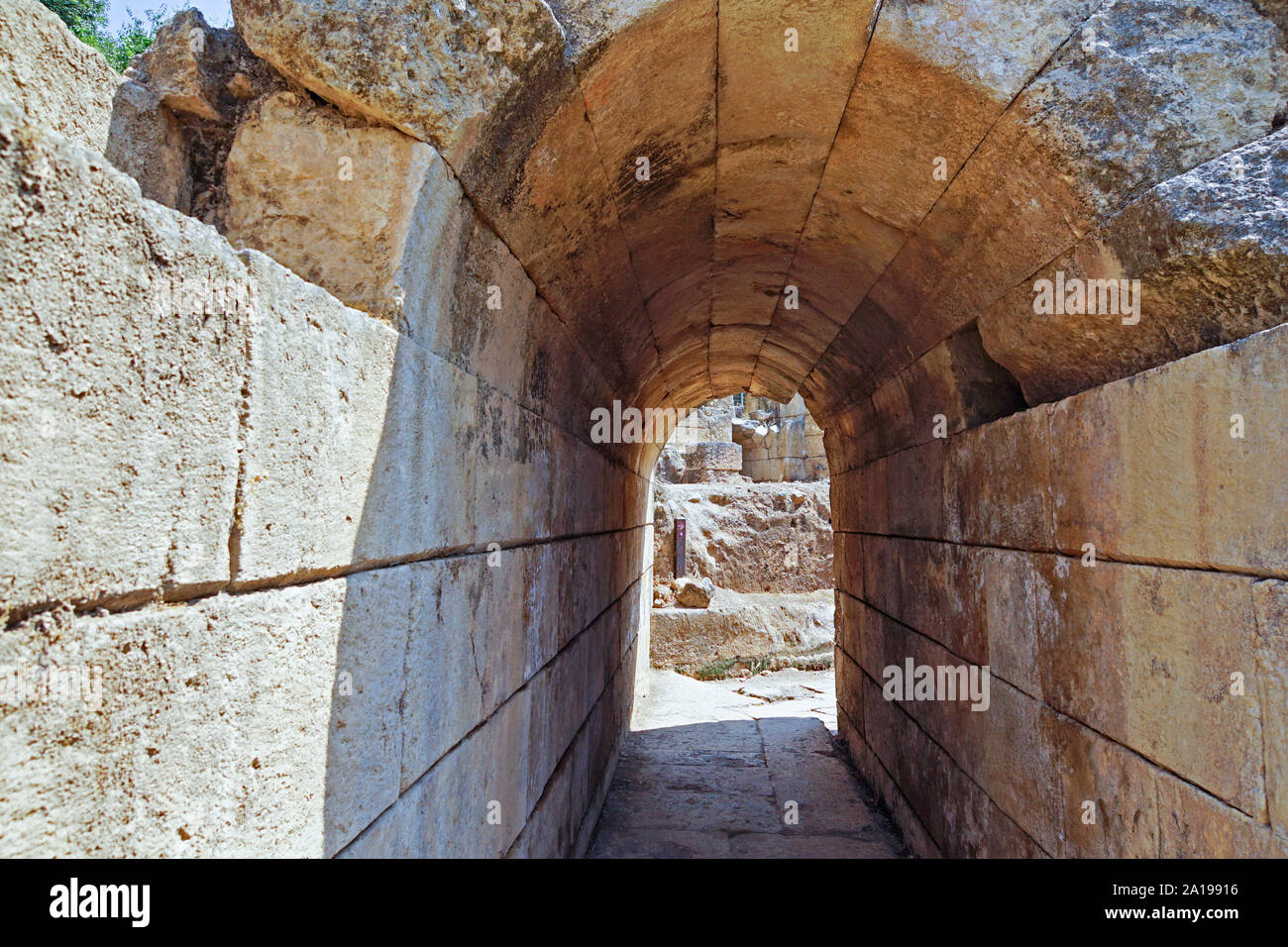 The Palace of Agrippa II from the first century CE, Remains of the main ...