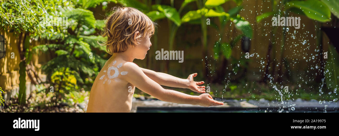 Kid tanning hi-res stock photography and images - Alamy