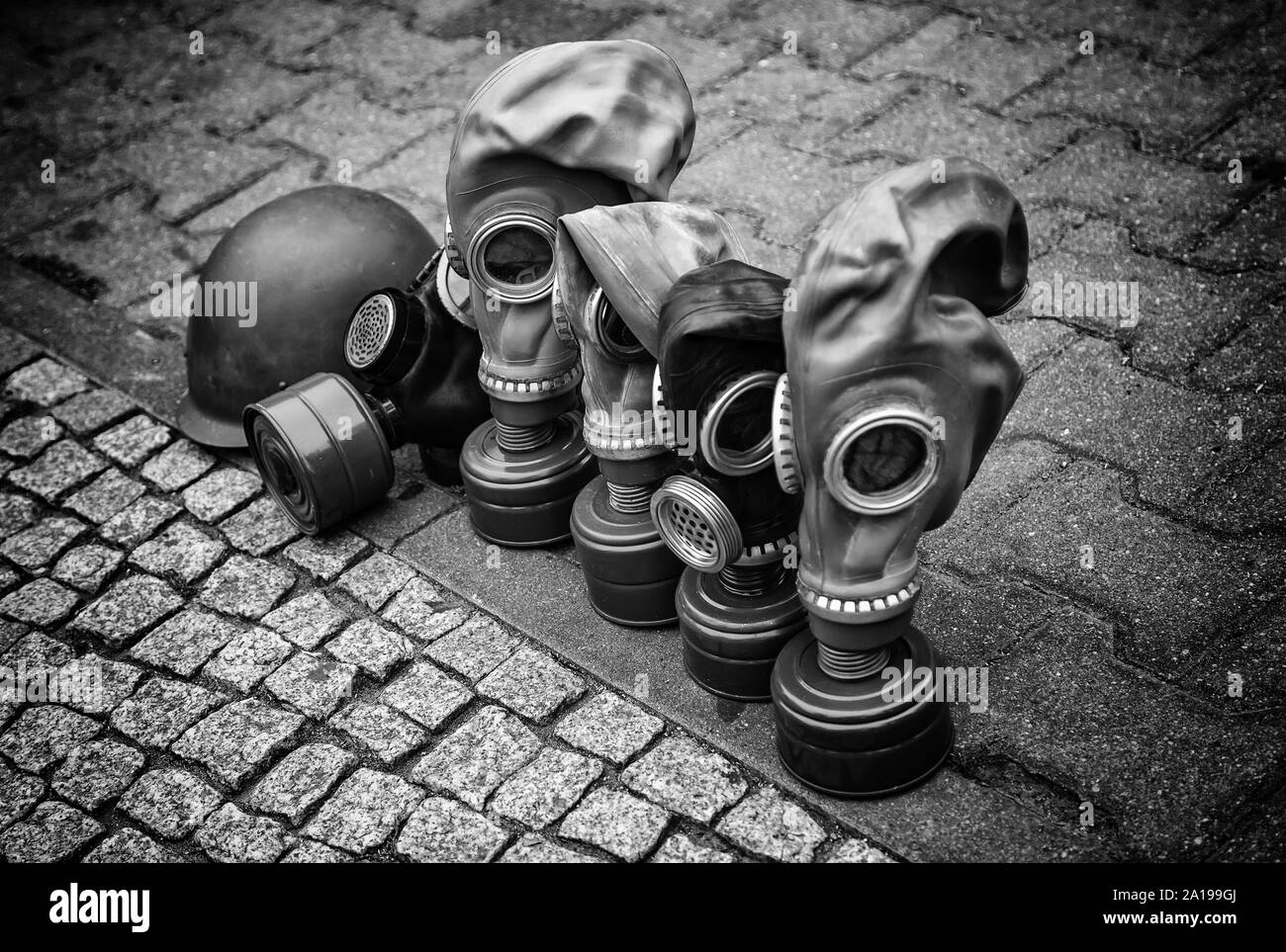 War masks, protection and safety detail Stock Photo - Alamy