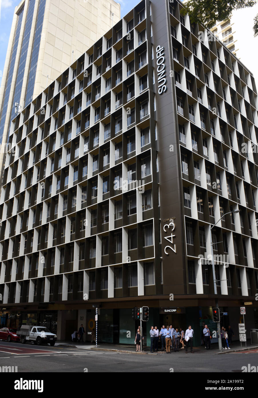 Brisbane, Australia: Suncorp Building at 243 Edward Street, former MLC ...