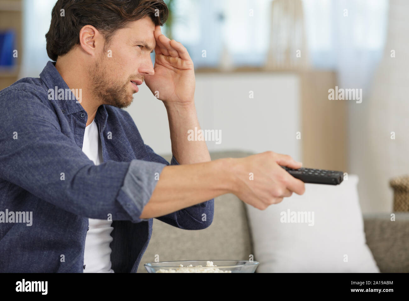 Television stress hi-res stock photography and images - Alamy