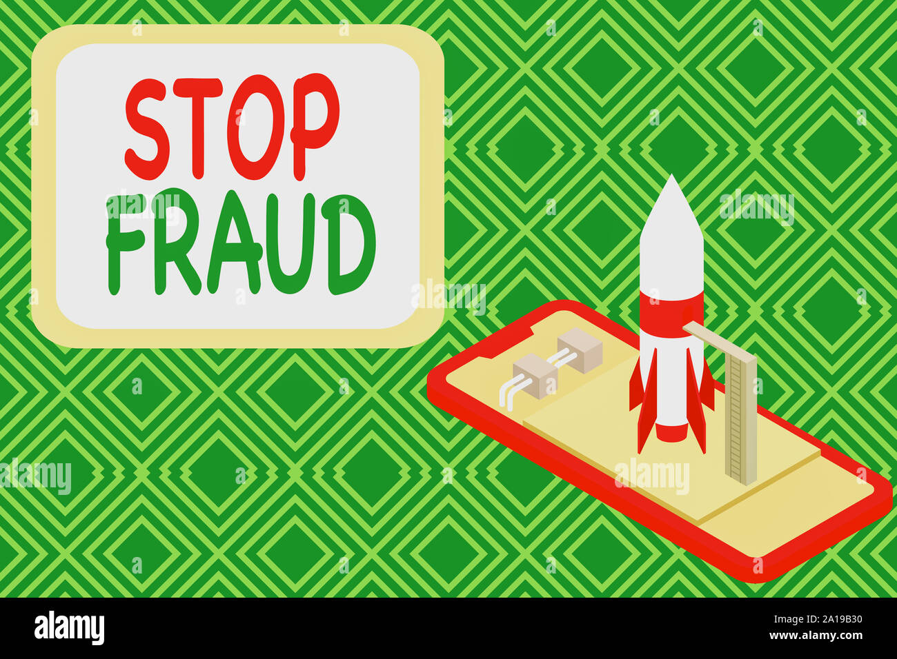 Conceptual hand writing showing Stop Fraud. Concept meaning campaign ...