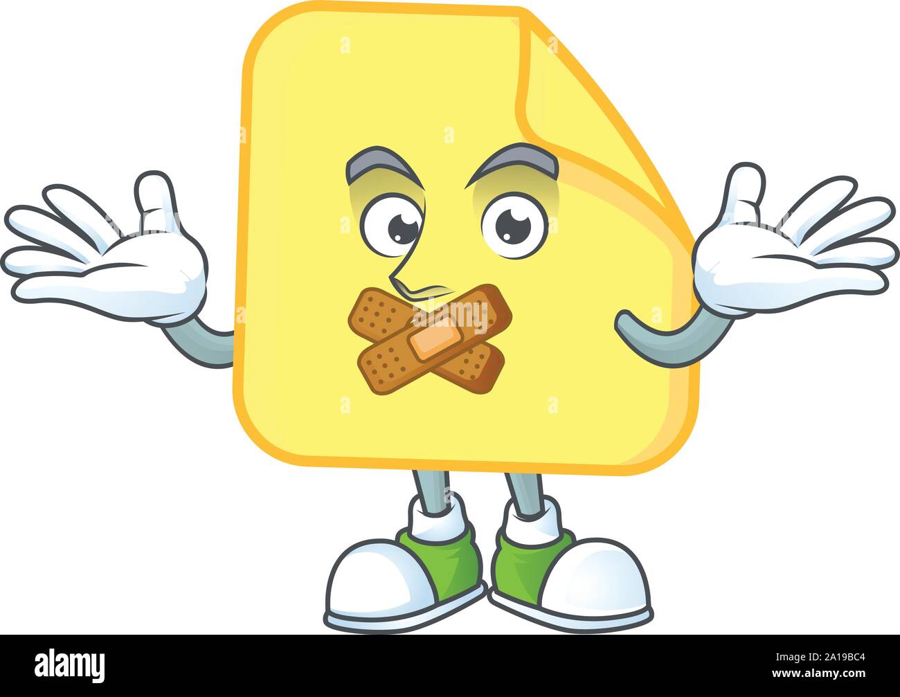 Silent rounded sticker paper on white background Stock Vector Image ...