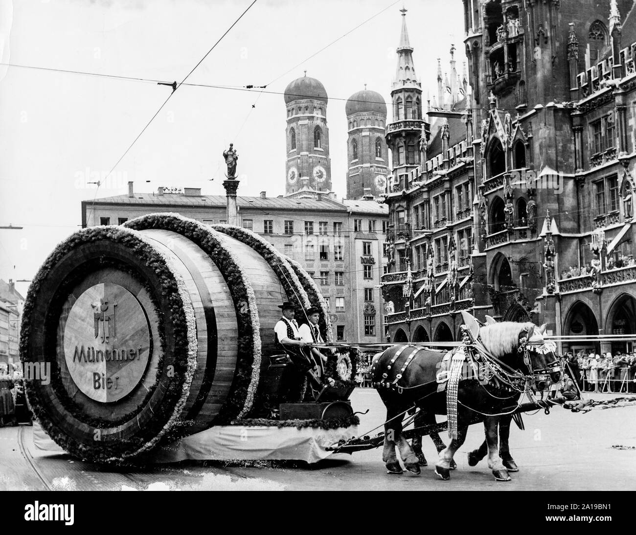 Munich Brewers Festival, Munich, Germany, 1962 Stock Photo - Alamy