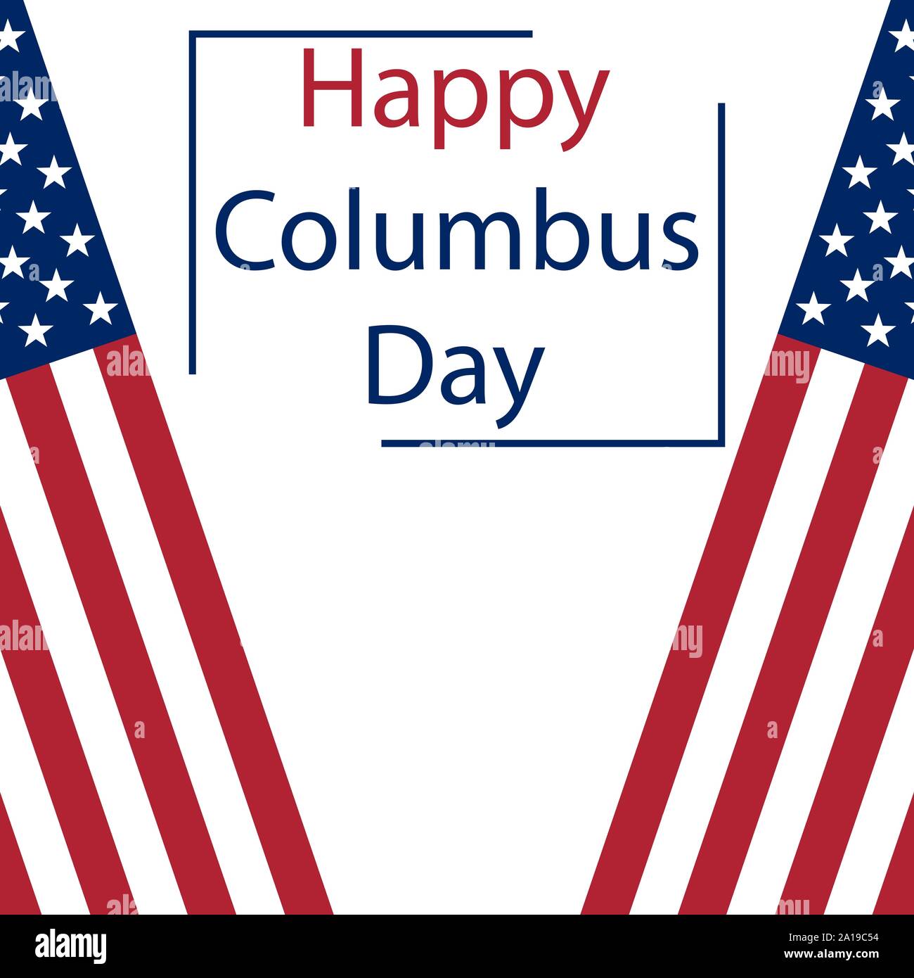 Christopher columbus american flag Stock Vector Images - Alamy