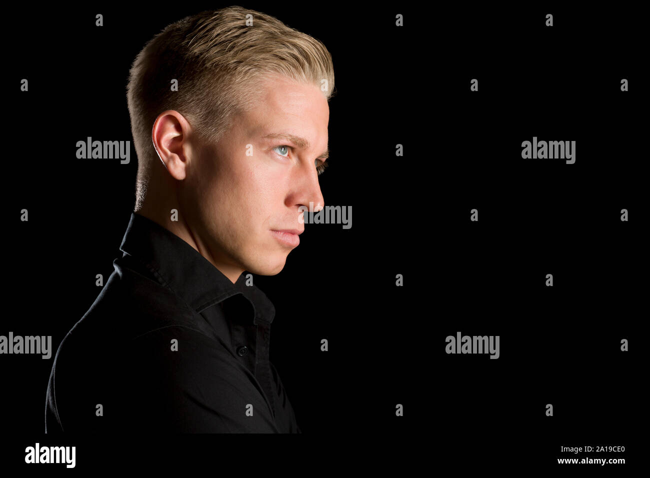 Profile attractive hi-res stock photography and images - Alamy