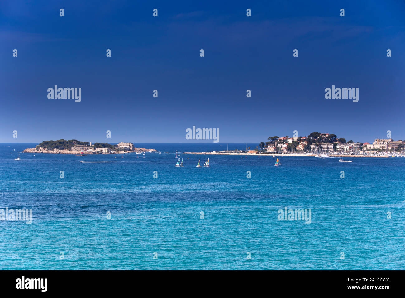 Ile de Bendor, Bendor Island, in front of Bandol, Alpes-Maritimes, Cote ...