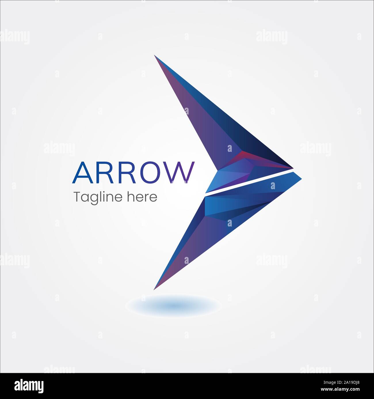 Arrow Next Play symbol logotype Abstract logo icon design for business ...