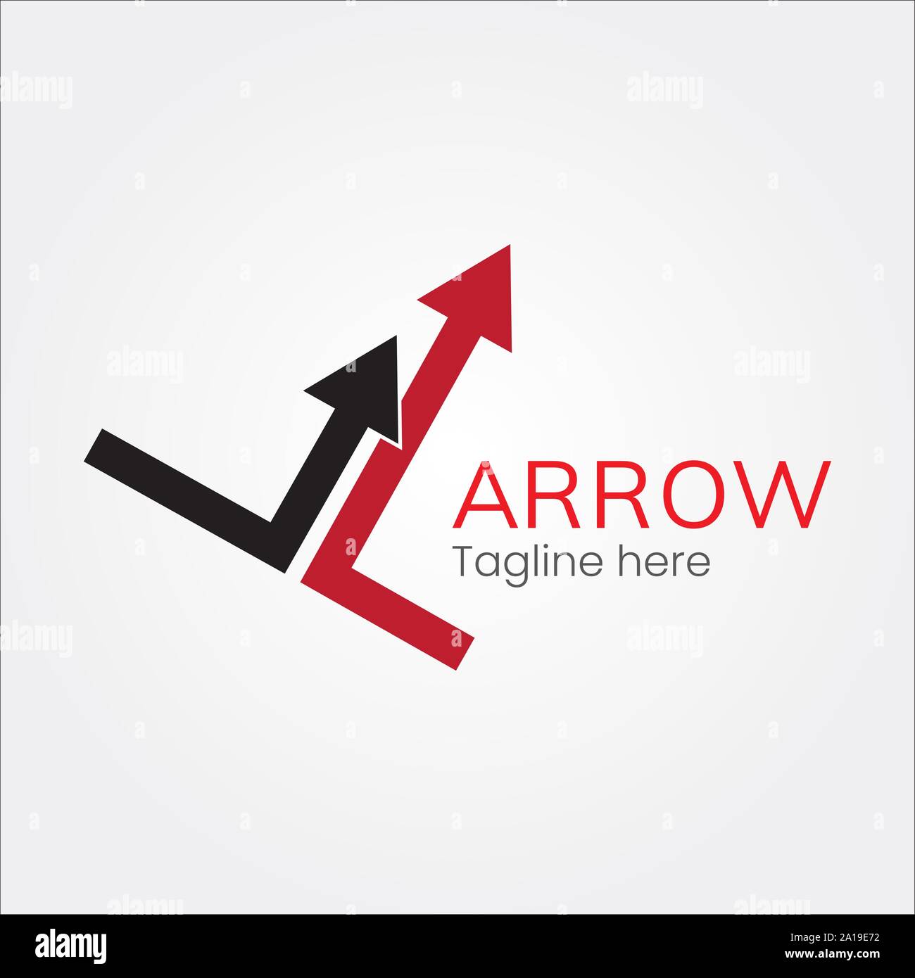 Arrow Point Logo Forward UP Logotype modern symbol icon template ...