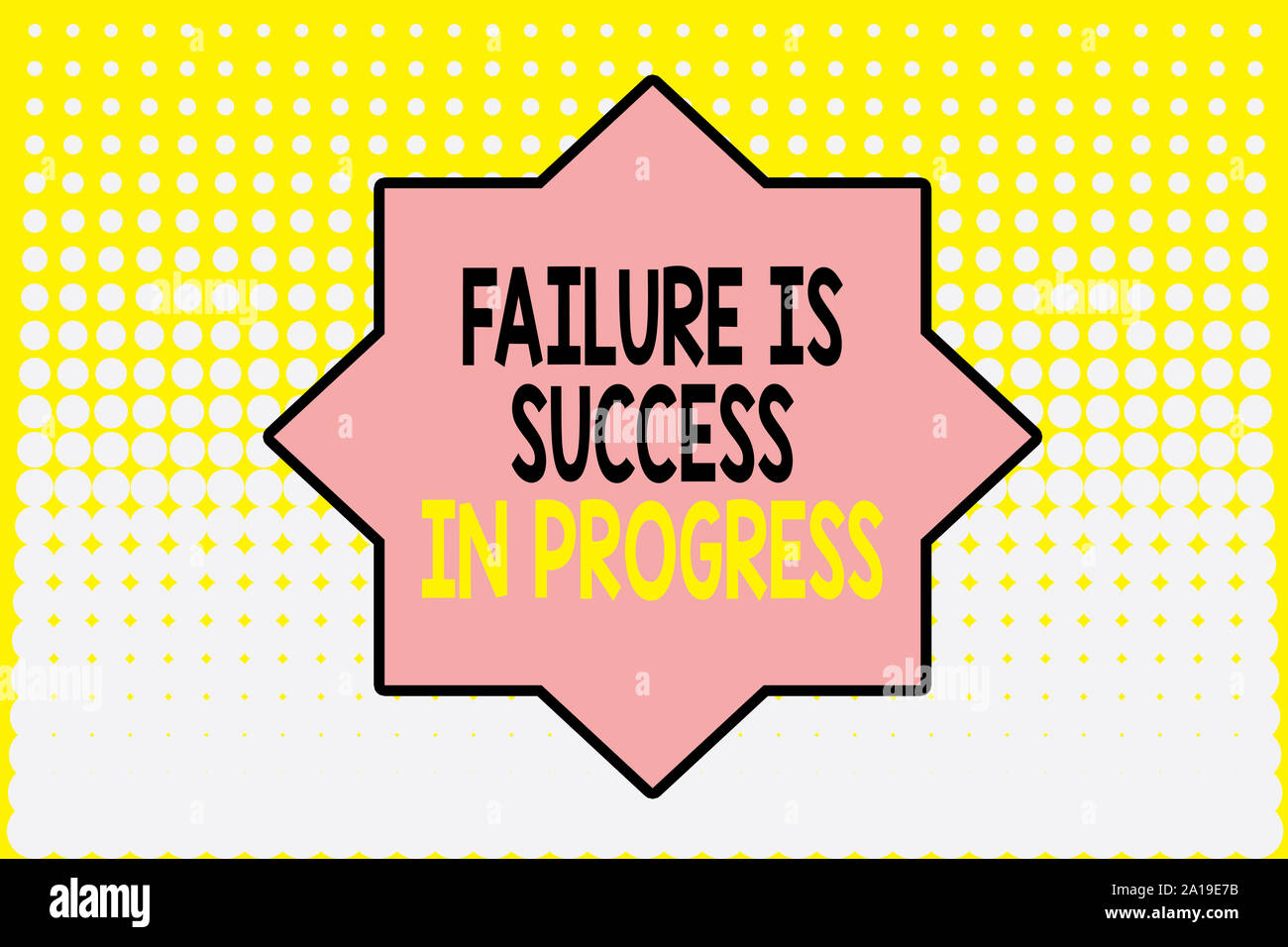 Writing note showing Failure Is Success In Progress. Business concept ...