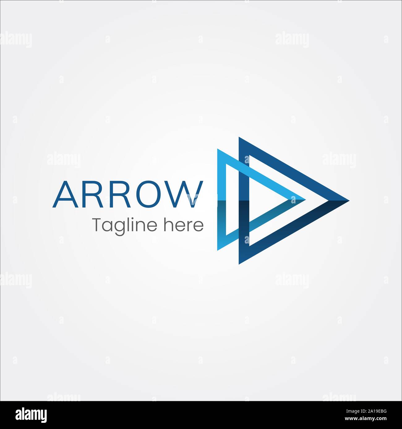 Arrow Point Logo Forward UP Logotype modern symbol icon template ...