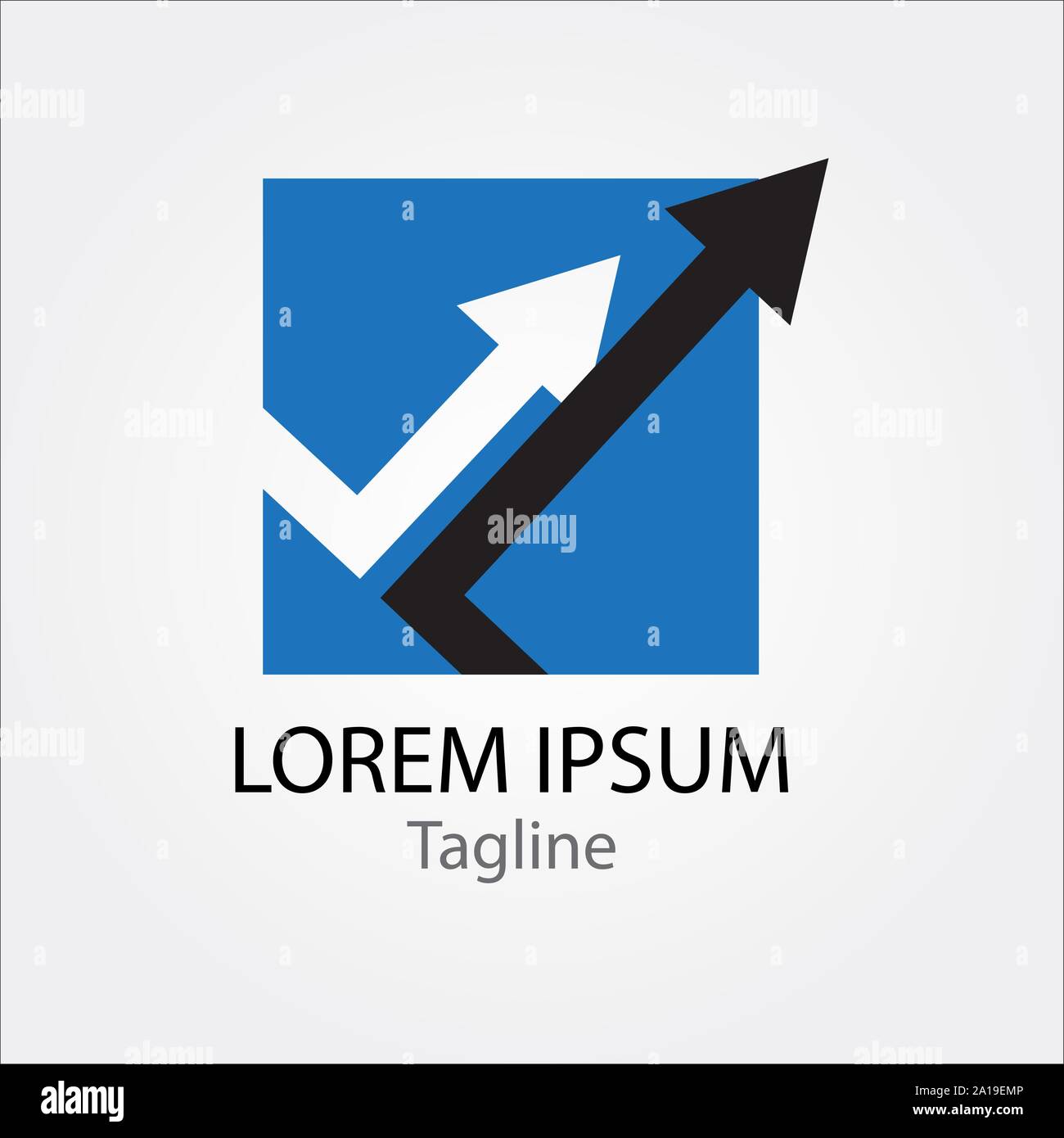 Arrow Point Logo Forward UP Logotype modern symbol icon template ...