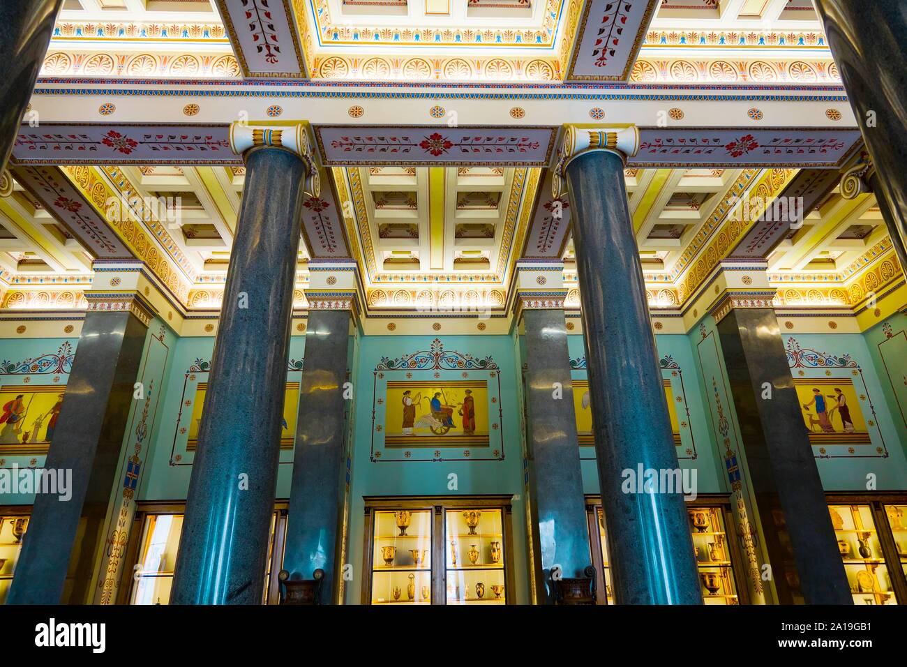 St. Petersburg, Russia - July 7, 2019: Interiors of Hermitage Museum ...