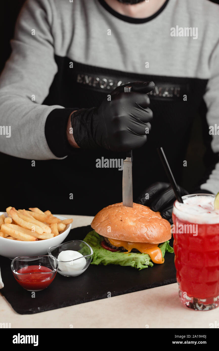 Cheesburger hi-res stock photography and images - Alamy