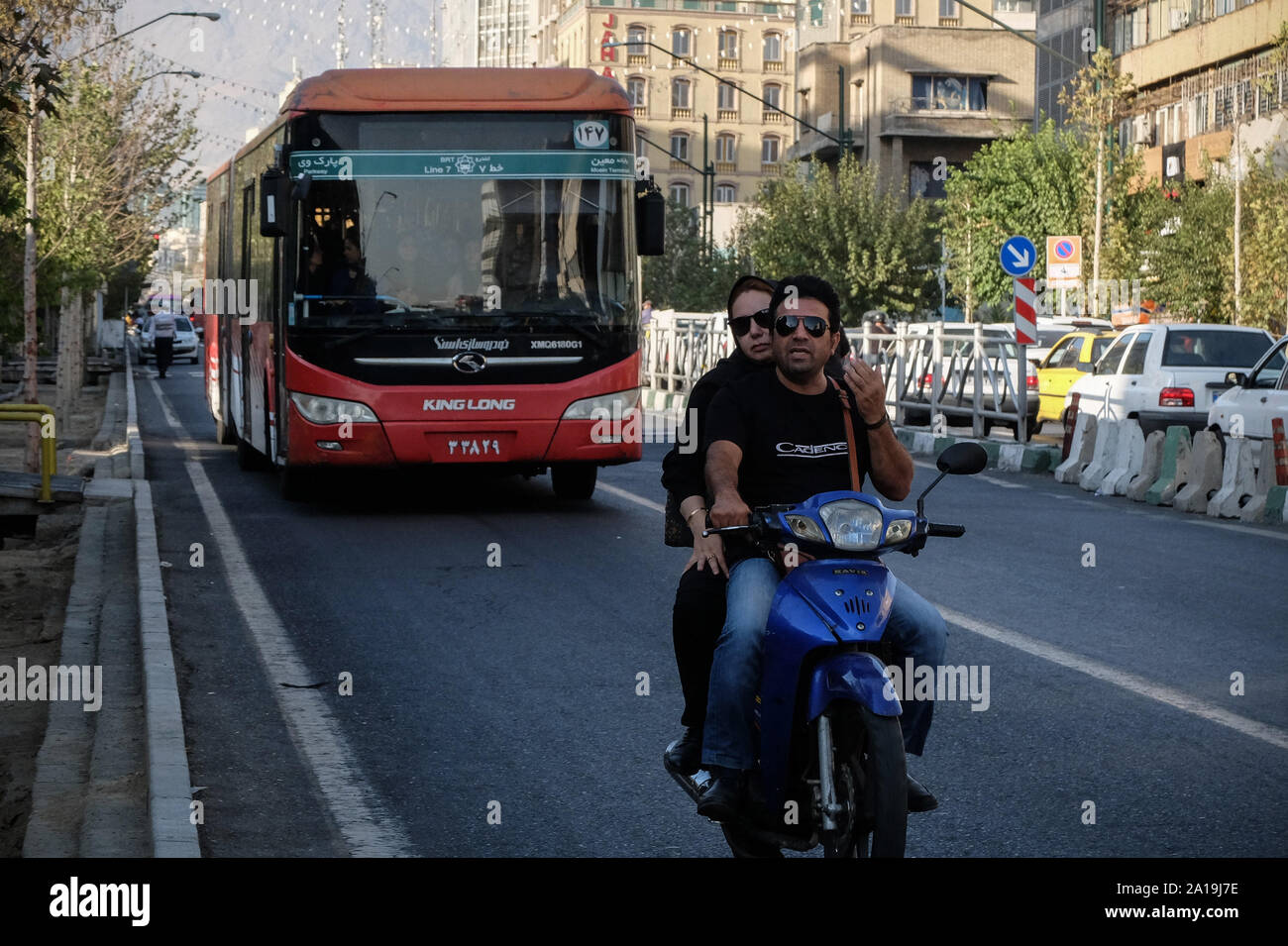 Motorcyle bus hi-res stock photography and images - Alamy