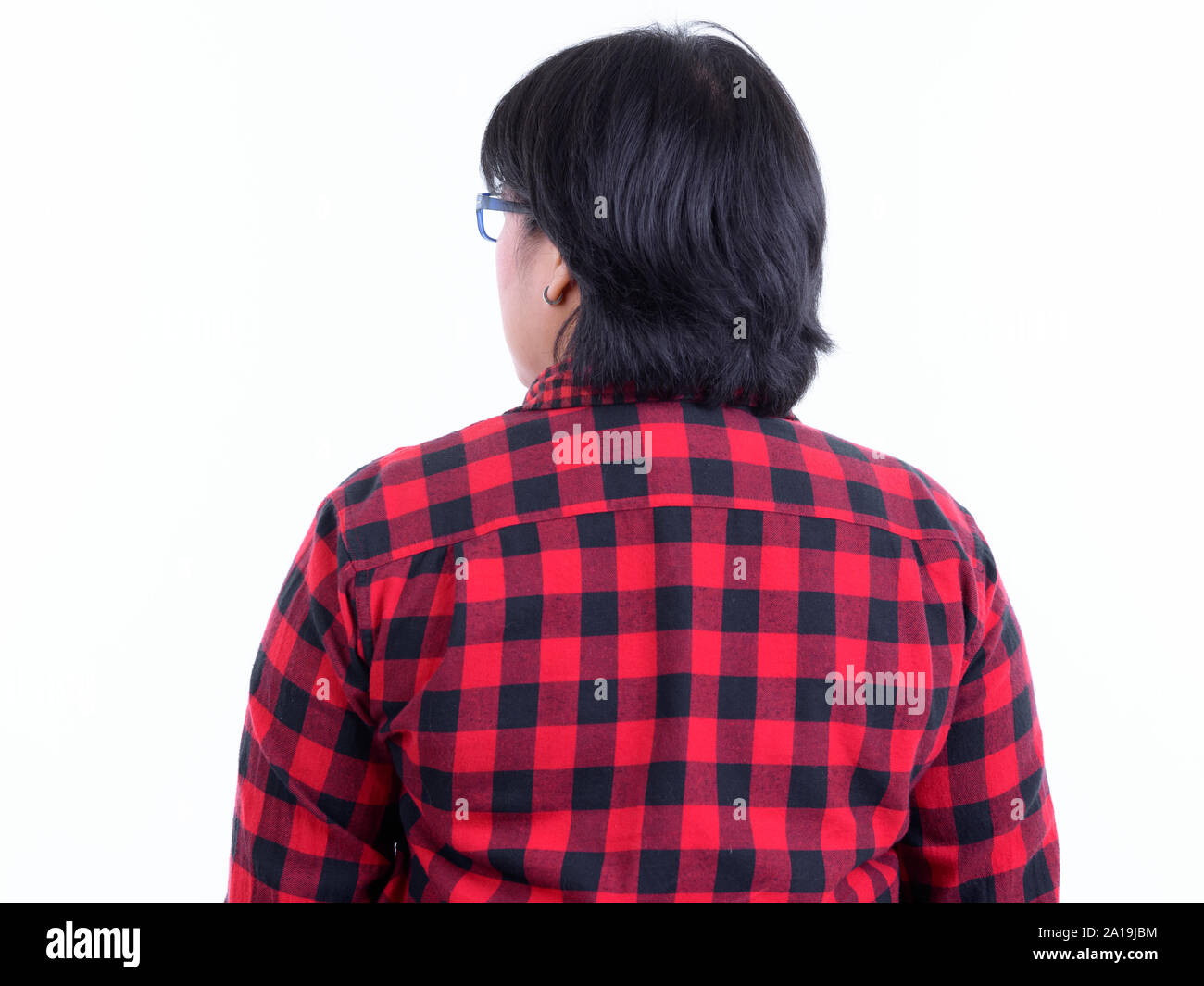 Fat women rear view hi-res stock photography and images - Alamy