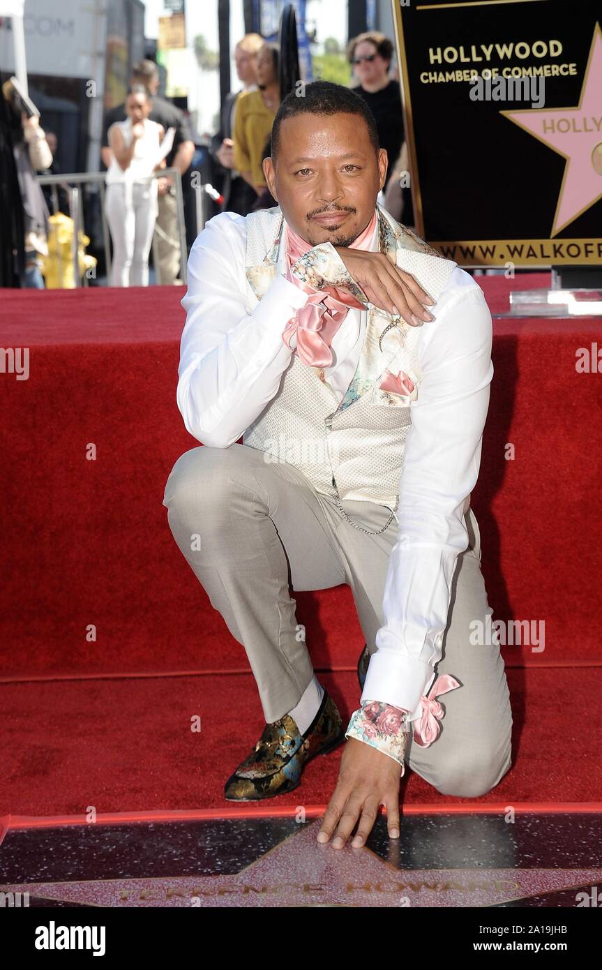 Los Angeles, CA. 24th Sep, 2019. Terrence Howard at the induction ...