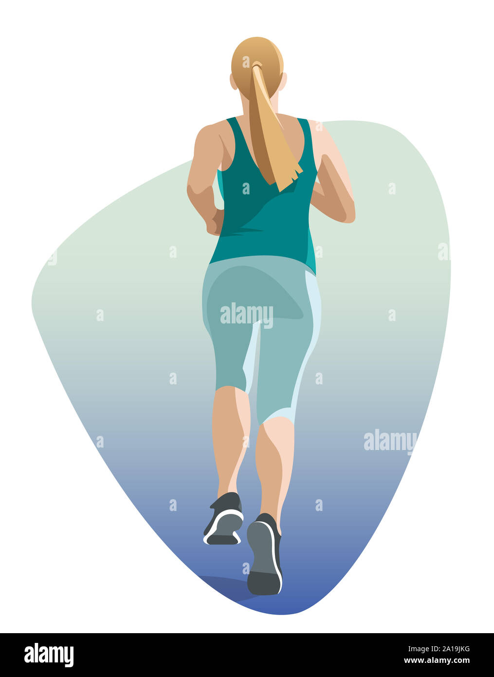 Marathon woman Cut Out Stock Images & Pictures - Alamy