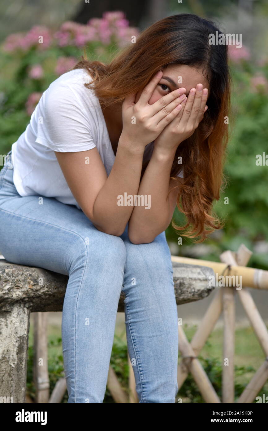 An Adult Female And Fear Stock Photo - Alamy