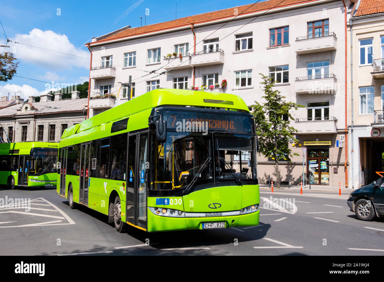 buses, new town, Kaunas, Lithuania Stock Photo - Alamy