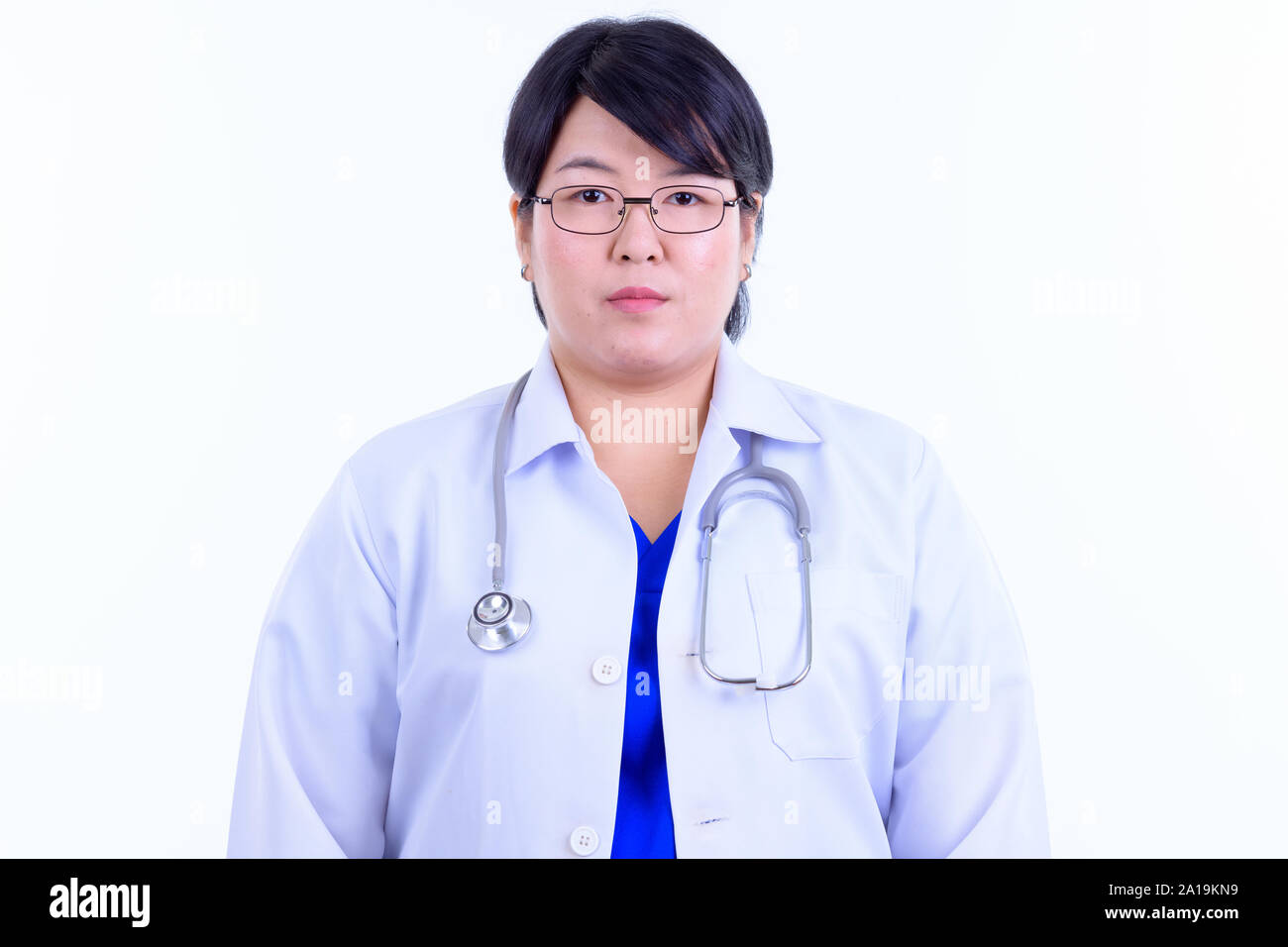Beautiful overweight asian woman doctor hi-res stock photography and ...