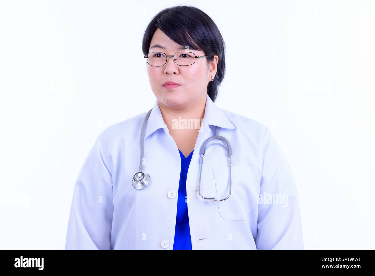 Beautiful overweight asian woman doctor hi-res stock photography and ...