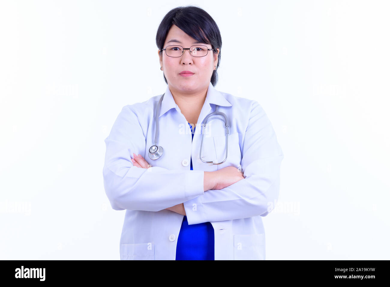 Beautiful overweight asian woman doctor hi-res stock photography and ...